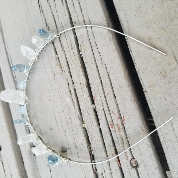 Accessories | Raw Crystal Handmade Renaissance Tiara | Poshmark